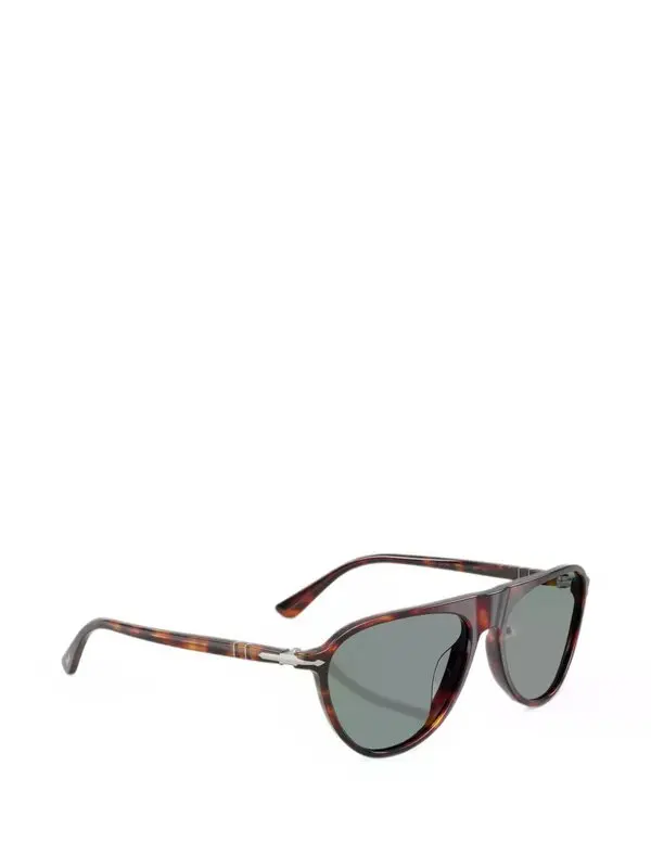 Persol Tortoiseshell-effect Pilot-frame Sunglasses