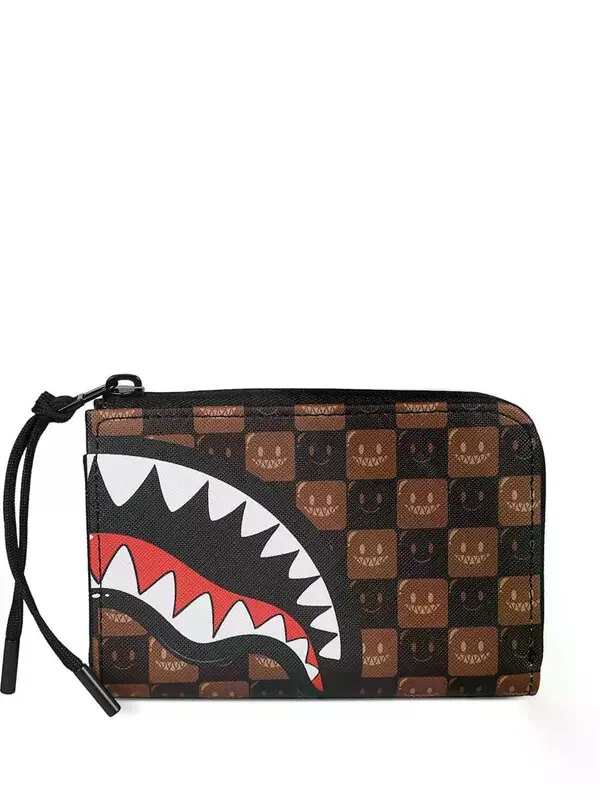 SPRAYGROUND Sharks In Paris Checkered Wallet