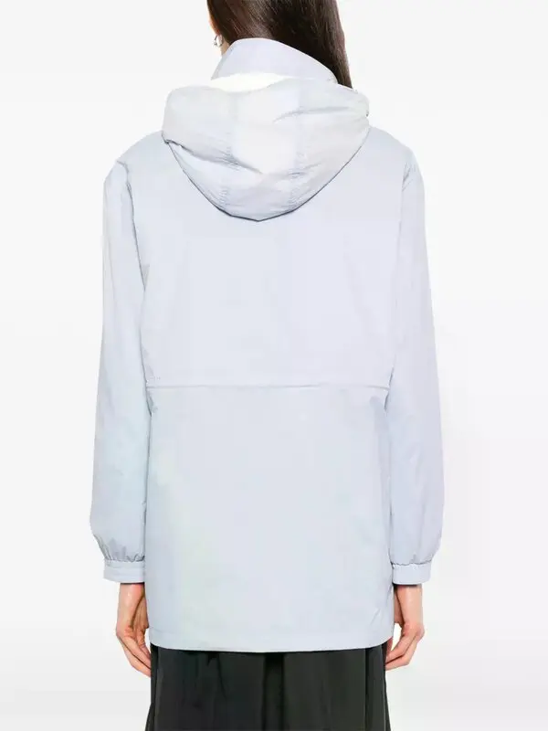 AGNES B. Hooded Press-stud Jacket
