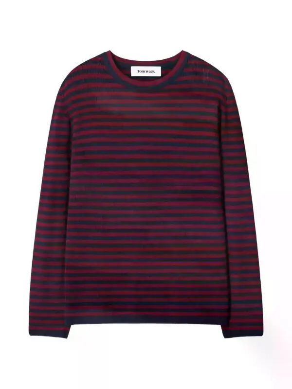 TONYWACK Striped Crew-neck Sweater