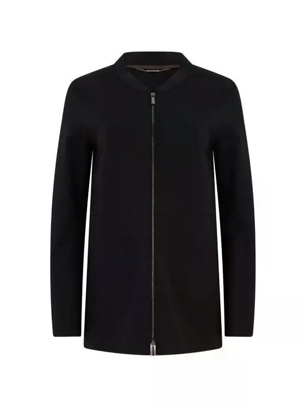 MOORER Tortoise-jsc Zip-up Coat