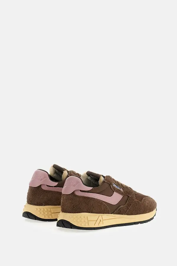 AUTRY Sneakers Reelwind Low In Nylon E Suede - Marrone
