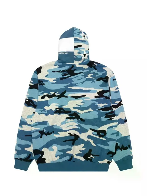 AAPE BY *A BATHING APE Camouflage-pattern Zip-up Hoodie