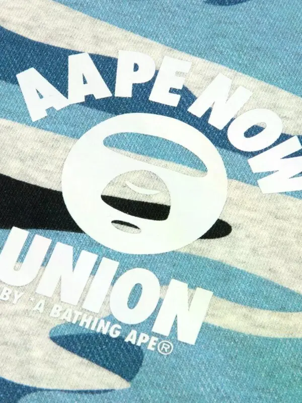 AAPE BY *A BATHING APE Camouflage-pattern Zip-up Hoodie