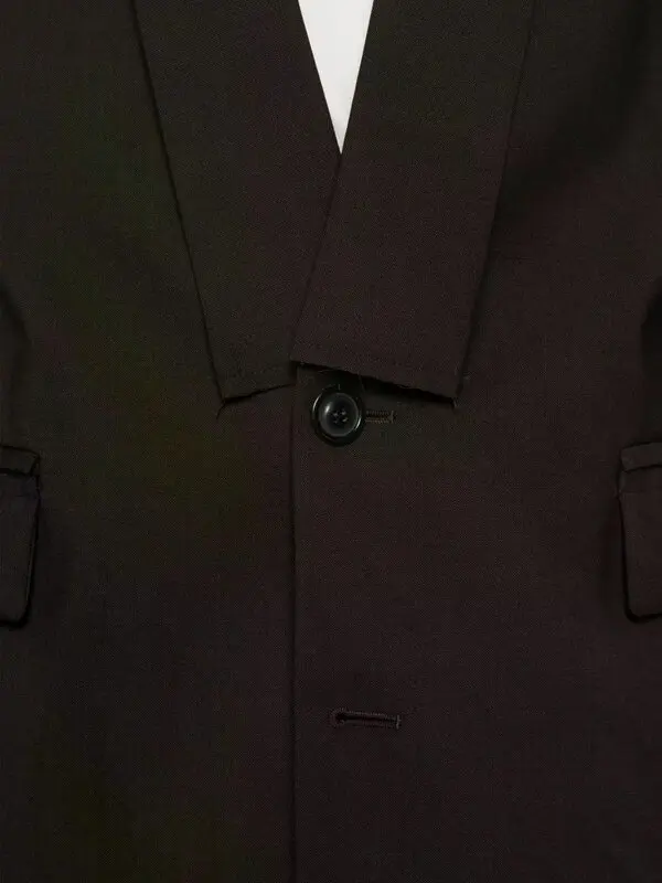 MAISON MARGIELA Four-stitch Collarless Blazer