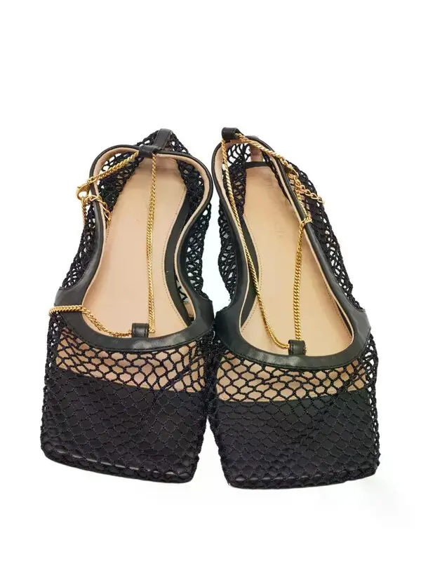 Bottega Veneta Stretch Mesh Ballet Flats