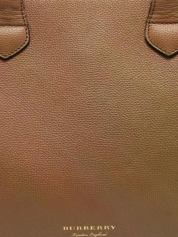 BURBERRY Medium Banner House Check Tote Bag