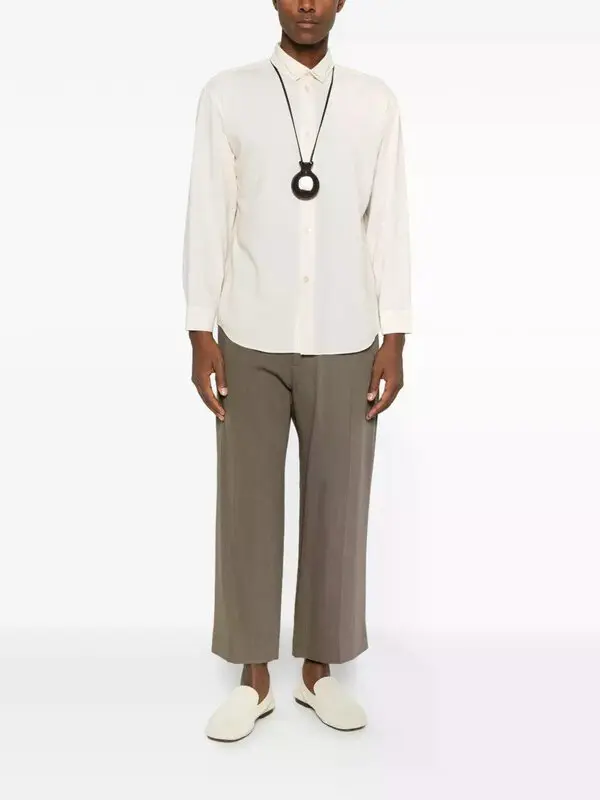 HOMME PLISSÉ ISSEY MIYAKE Button-fastening Long-sleeve Shirt