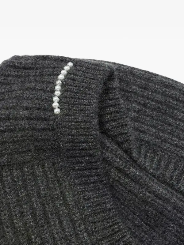 Carven Ribbed-knit Hood