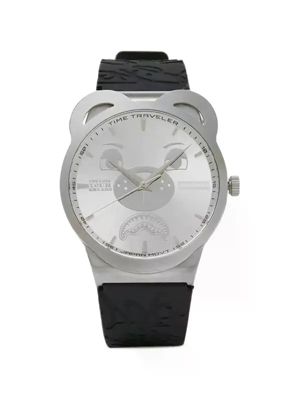 SPRAYGROUND Bear-shape Embossed Watch - Silver