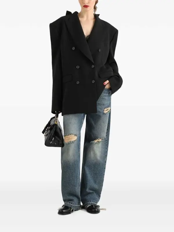 Dolce & Gabbana Double-breasted Wool Gabardine Jacket
