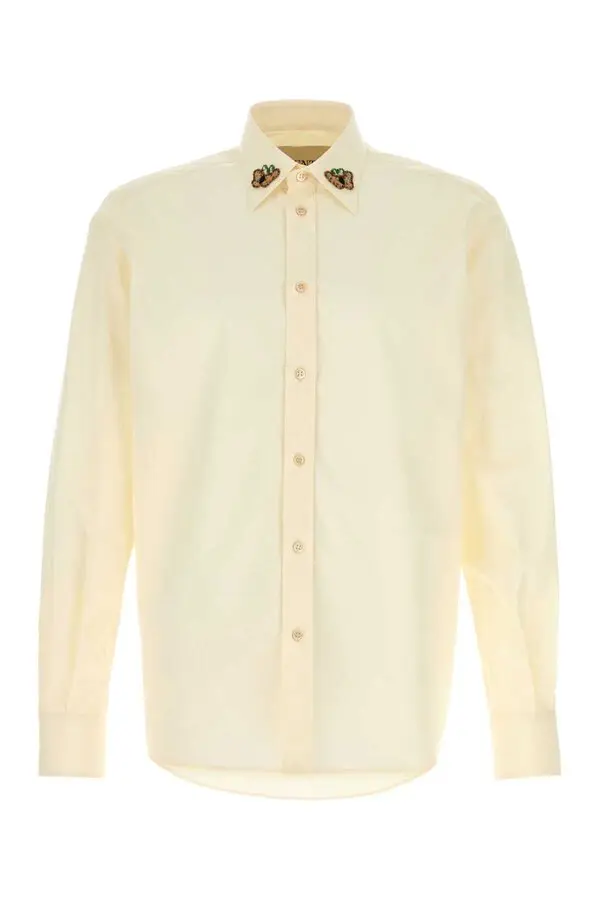 VALENTINO GARAVANI Cream Poplin Shirt