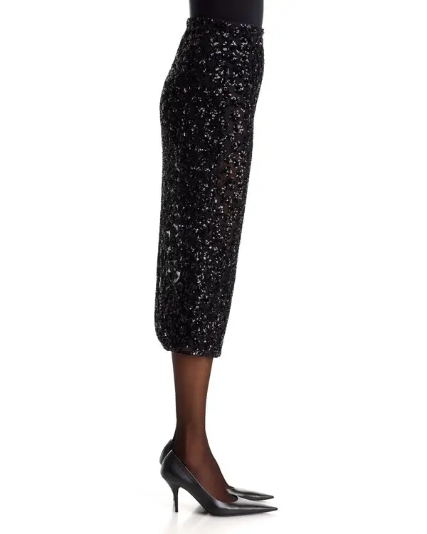 Bardot Sienna Sheer Sequin Midi Skirt