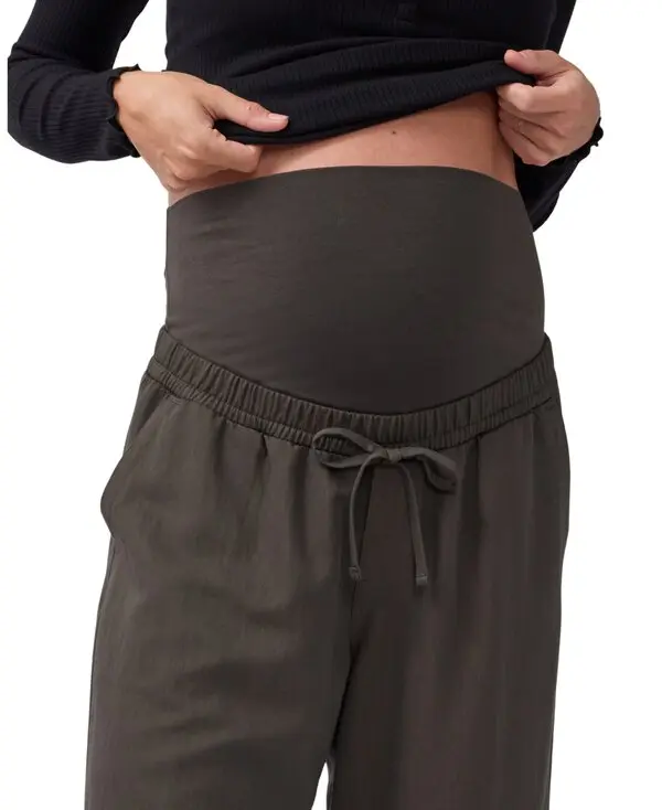 INGRID & ISABEL Over Belly Wide Leg Maternity Pant