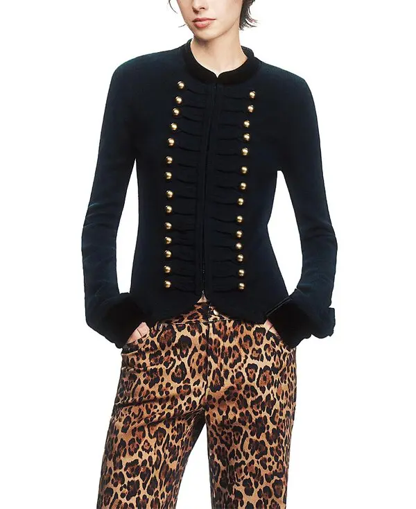 Anna Sui Military Cardigan Jacket