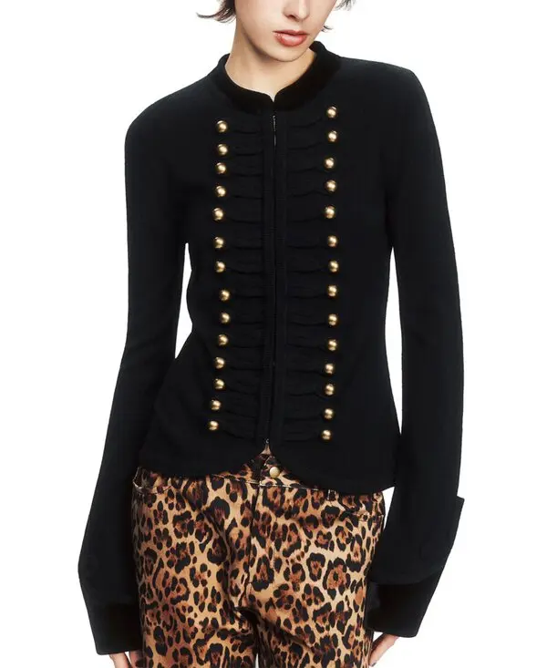 Anna Sui Military Cardigan Jacket
