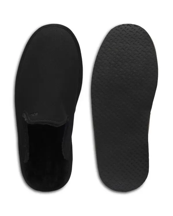 BOSS By Hugo Home Microfiber Slipper - Black