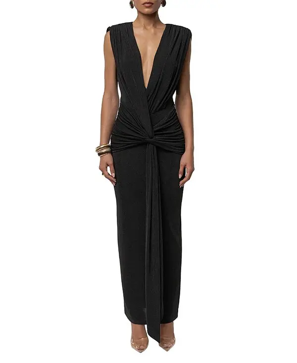 JLUXLABEL Palma Plunge Maxi Dress