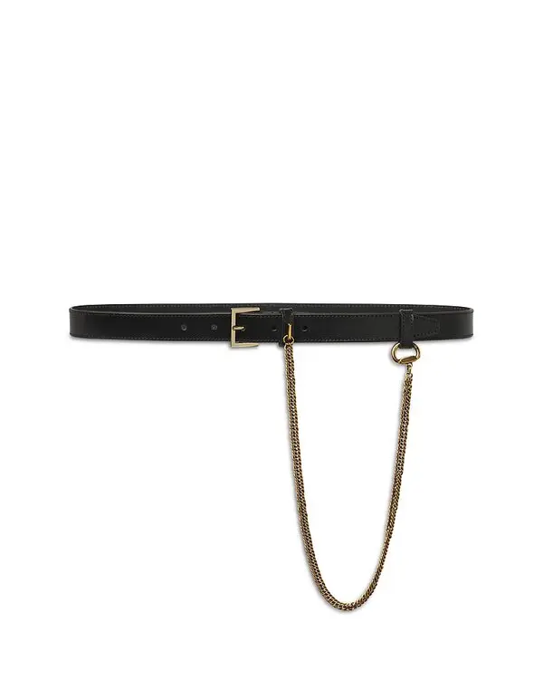 FRAME The Dore Chain Leather Belt