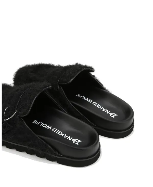 NAKED WOLFE Cord Wool Slipper