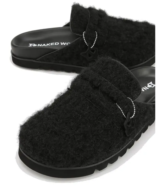 NAKED WOLFE Cord Wool Slipper