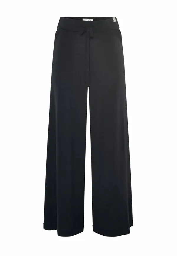 YOU LOOK PERFECT Pants Frida, Wide Knitted Merino Pants With Pockets