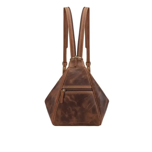 LLOYD BAKER LONDON Katni Distressed Leather Backpack
