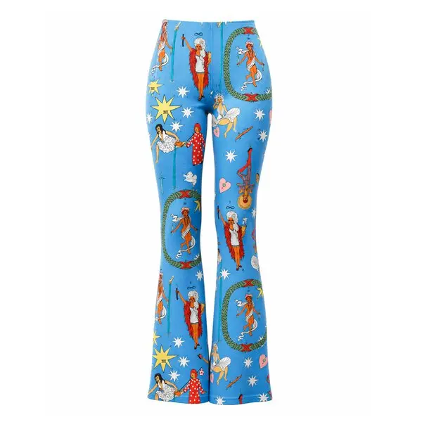 PITAYA YOGA Pixie's Tarot Flared Pants Bamboo