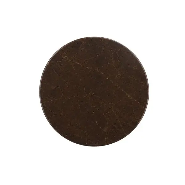 OSCARMORRIS Disque Ii Marble Coaster Christmas Collection - Brown