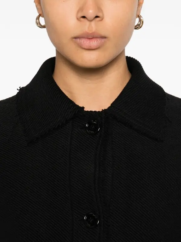TOTEME Raw Hem Cotton Jacket