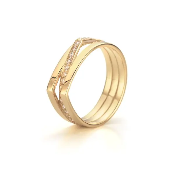 MAISON AZUR Trois Rues Diamants - Gold