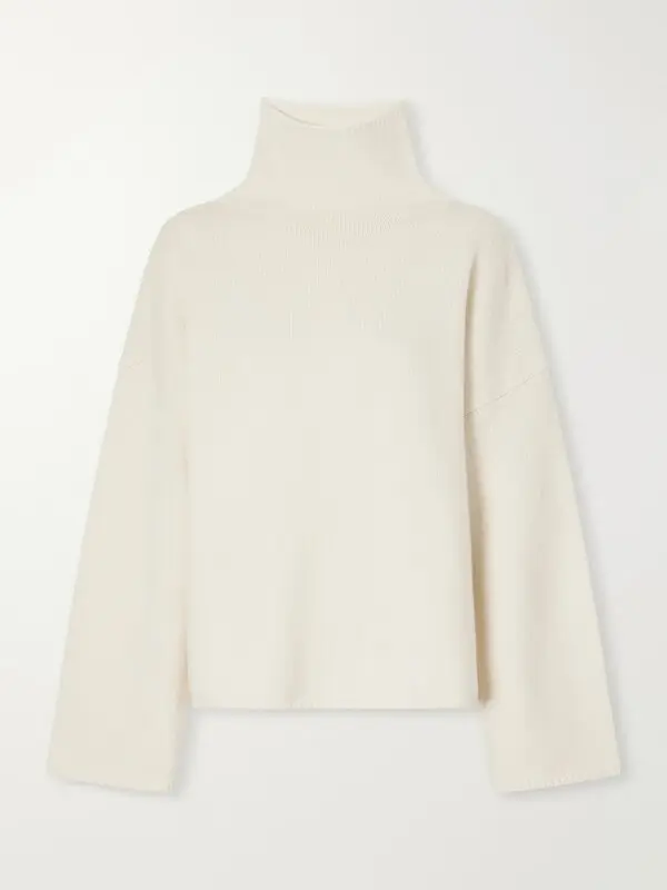 ALMADA Amie Merino Wool And Cashmere Turtleneck Sweater