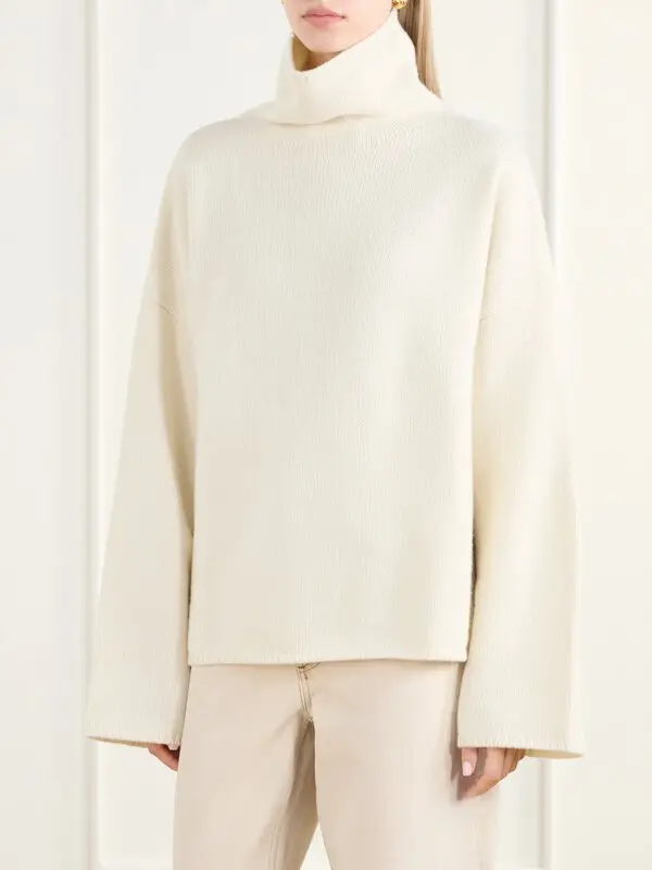ALMADA Amie Merino Wool And Cashmere Turtleneck Sweater