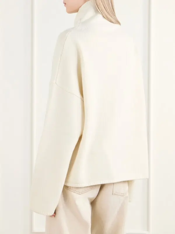 ALMADA Amie Merino Wool And Cashmere Turtleneck Sweater