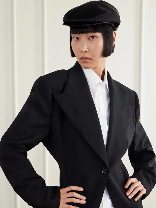 Dolce & Gabbana Duchesse Silk-blend Satin Beret