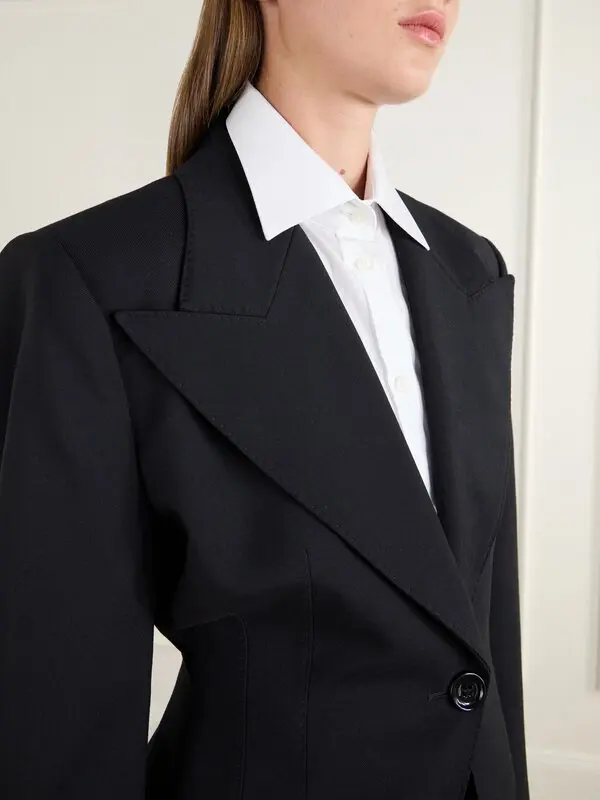 Dolce & Gabbana Darted Wool-blend Gabardine Blazer