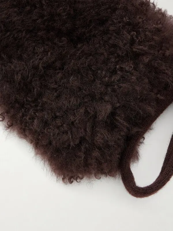 YVES SALOMON Wool-trimmed Shearling Collar