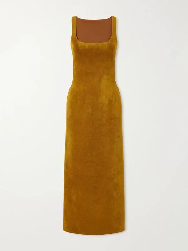 Alaïa Terry Midi Dress