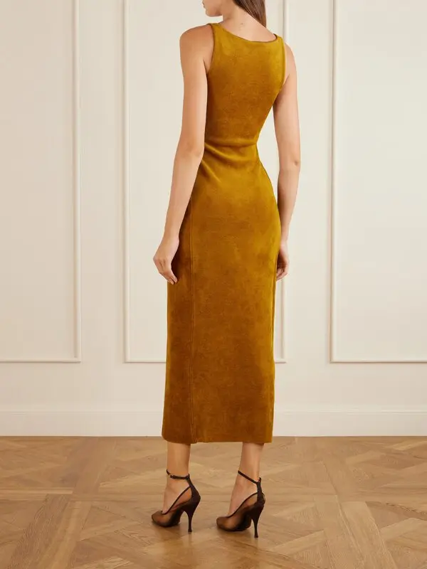 Alaïa Terry Midi Dress