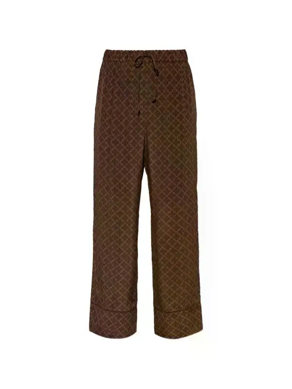 BY MALENE BIRGER Martha Monogram-print Trousers