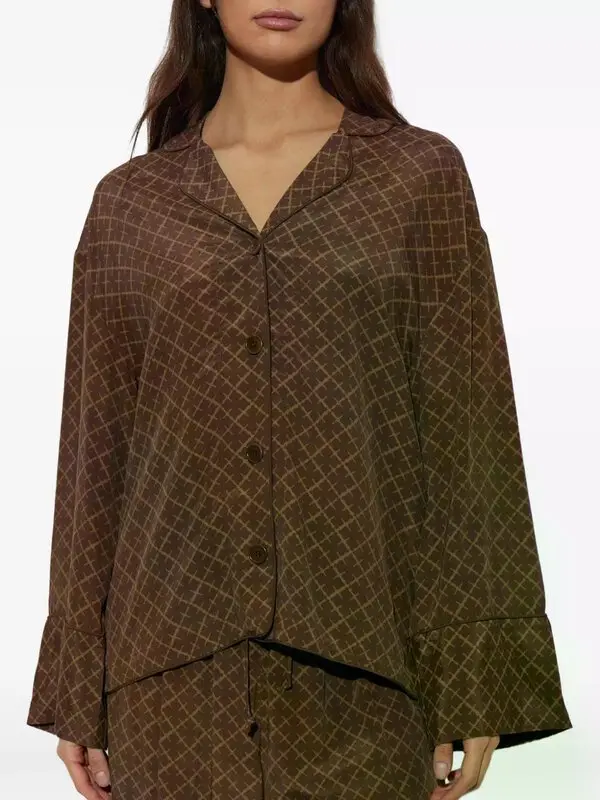 BY MALENE BIRGER Margaret Geometric-print Shirt