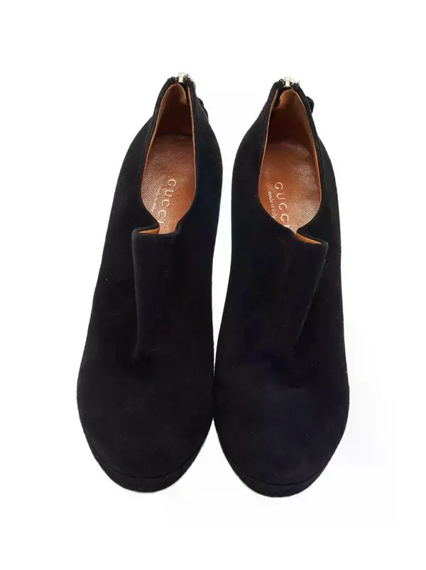 Gucci Bamboo Tassel Ankle Boots