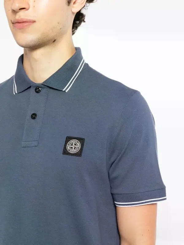 Stone Island Logo-patch Polo Shirt