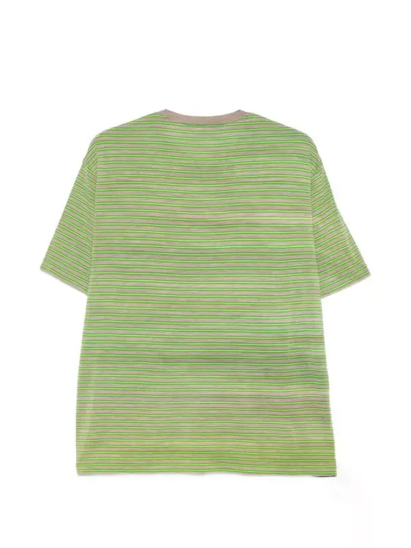 Auralee Striped Wool T-shirt