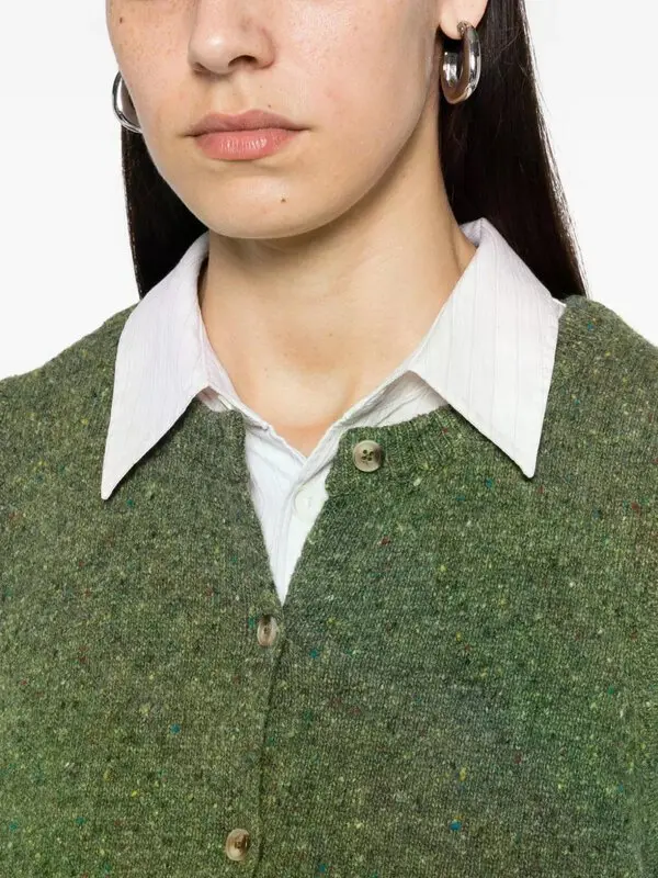 YERSE Button-up Flecked Cardigan