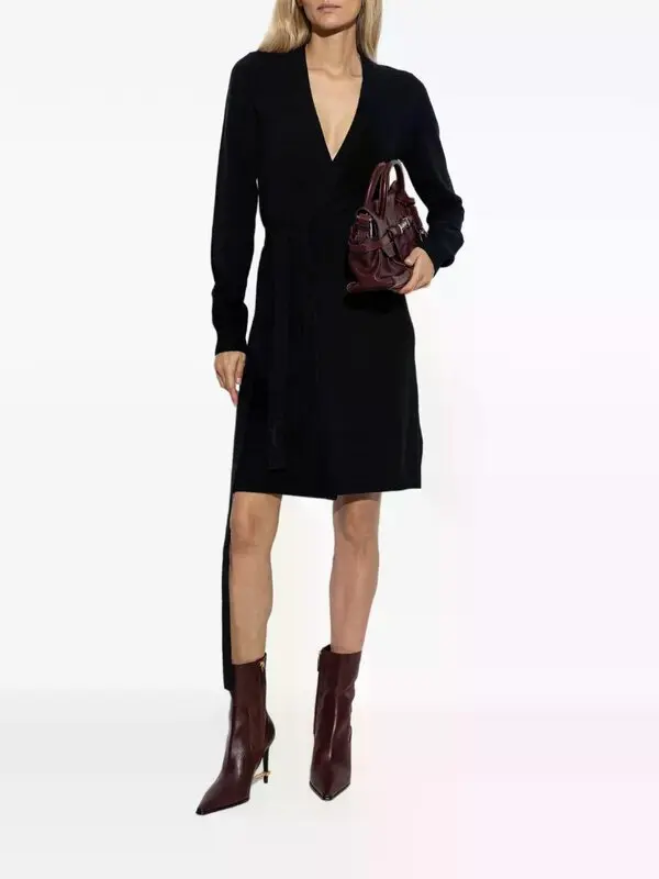 Dsquared2 Wrap-style Long-sleeve Dress