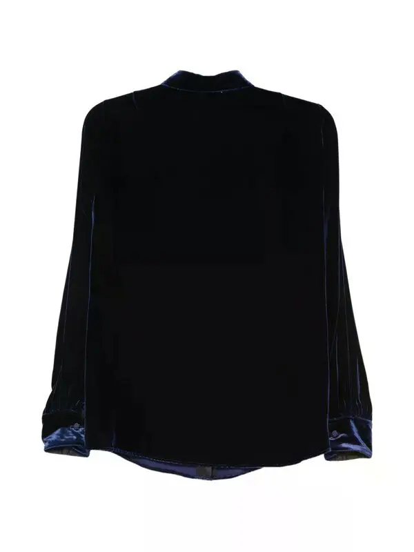 FORTE_FORTE Velvet Long-sleeves Shirt