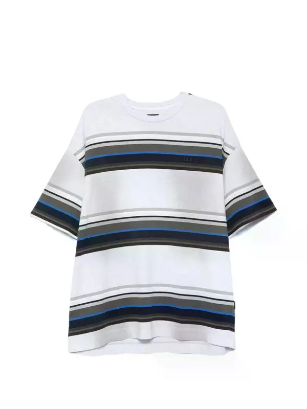 JUUN.J Striped Cotton T-shirt