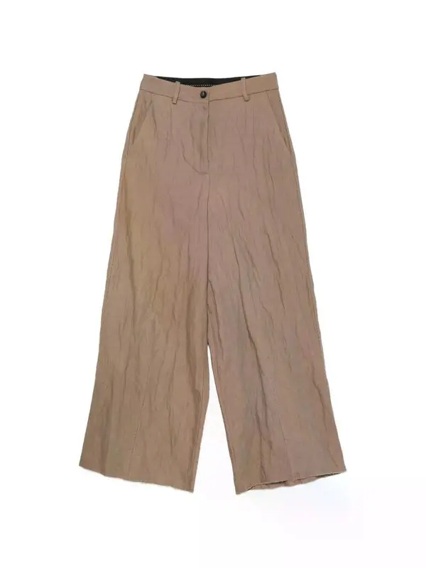 Masnada Crinkled Wide-leg Trousers