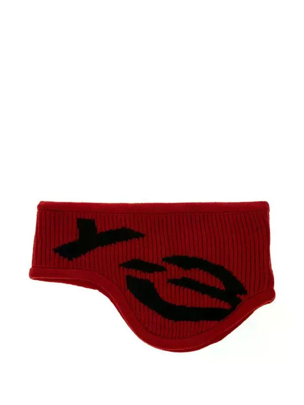 Y3 X Yohji Yamamoto Graphic Logo Headband - Red